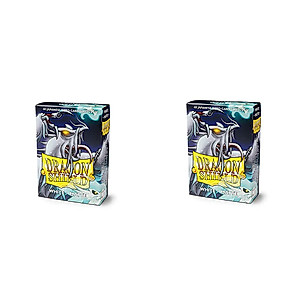 2 Packs Dragon Shield Matte Mini Japanese White 60 ct Card Sleeves Value Bundle!