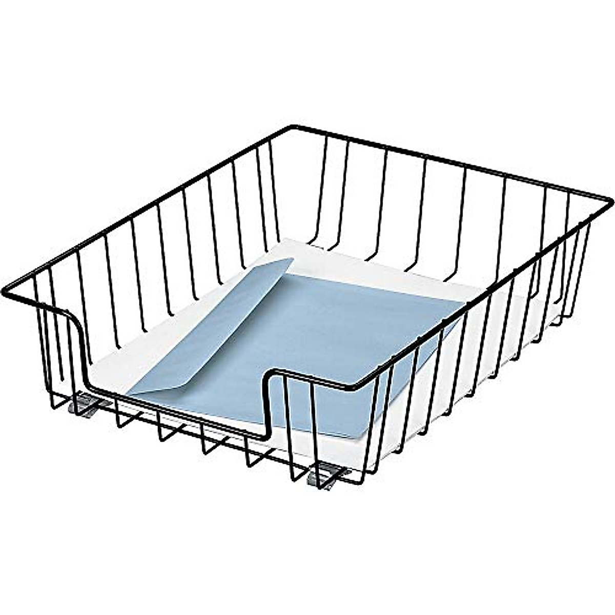 Fellowes 60112 Wire Desk Tray, Letter Size, 10-Inch X14-Inch X 3-Inch, Black