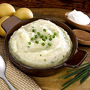 ProteinWise Sour Cream and Chives Mashed Potatoes, High Protein, Fat Free, Cholesterol Free, Low Sugar, Weight Loss, Bariatric, Diabetic, Diet Healthy Snack, 7 Servings/Box