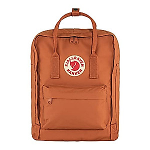Fjällräven Kånken Backpack for Men, and Women - Lightweight Rugged Vinylon Fabric, Dual Top Handles with Snap Closure, and Classy Look Terracotta Brown One Size One Size
