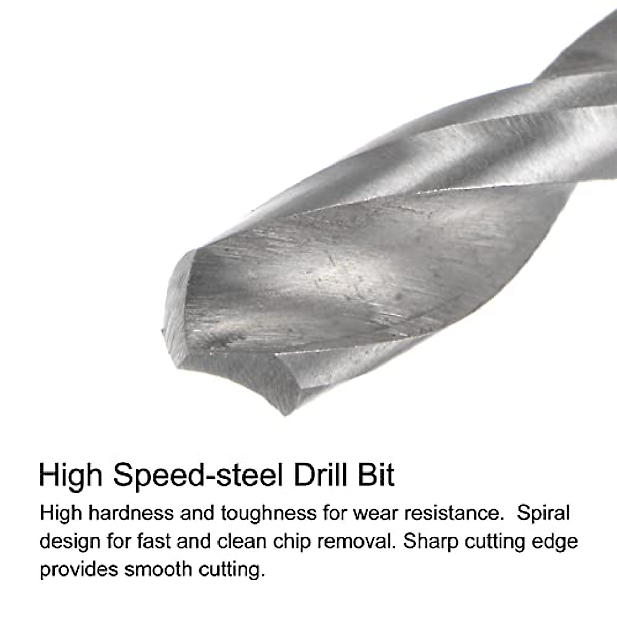 uxcell Tap & Bit Sets, 1/4-20 UNC H2 Straight Flute Machine Thread Milling Tap Extra Long, 5mm High Speed Steel (HSS) Twist Drill Bit