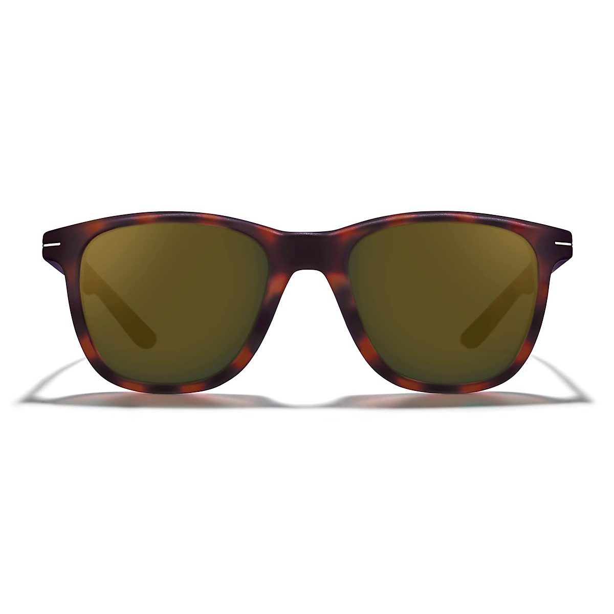 ROKA HALSEY Performance Sunglasses Designed for Sport for Men and Women - Matte Root Beer Frame - Bronze (Polarized) Lens