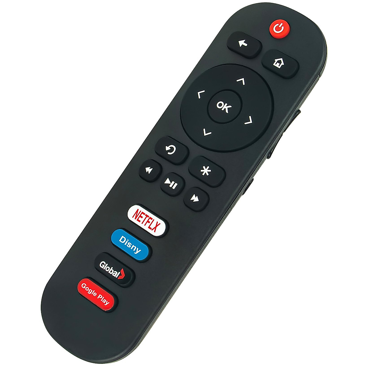Replacement Remote fit for TCL Roku TV 55R615 75S535 32S325 75R615 75S423 49S425 65R615 32S327 75S533 65S533 65S423 65S421 55S535 65S535 43S425 55S421 55S423 40S321 40S325 65S531 75S531 55S425 43S421
