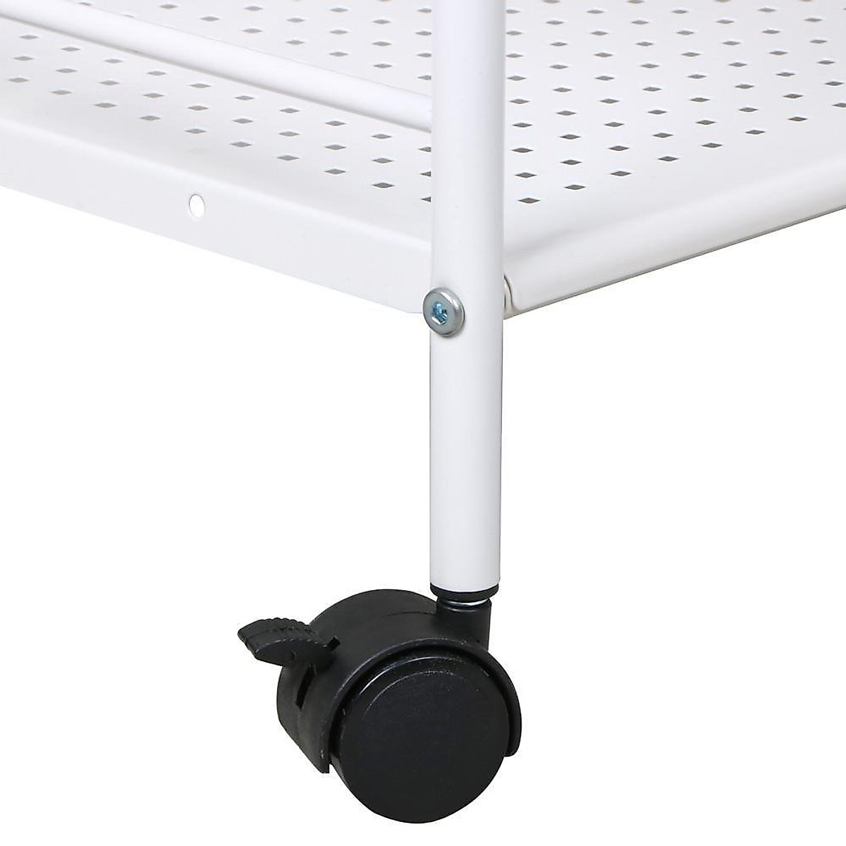 World Pride Rolling Salon Trolley Cart, 3 Tier, White