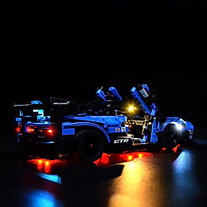 Kyglaring Led Light kit Only - Light Set Designed for Lego 42123 Creator Expet McLaren Senna GTR Toy Car Model Building Set- NOT Included Lego Model (Standard Version)