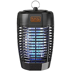 Black + Decker Bug Zapper- Mosquito Repellent Outdoor & Fly Traps for Indoors- Mosquito Zapper & Fly Killer- Gnat & Moth Traps for Home, Deck, Garden, Patio & More