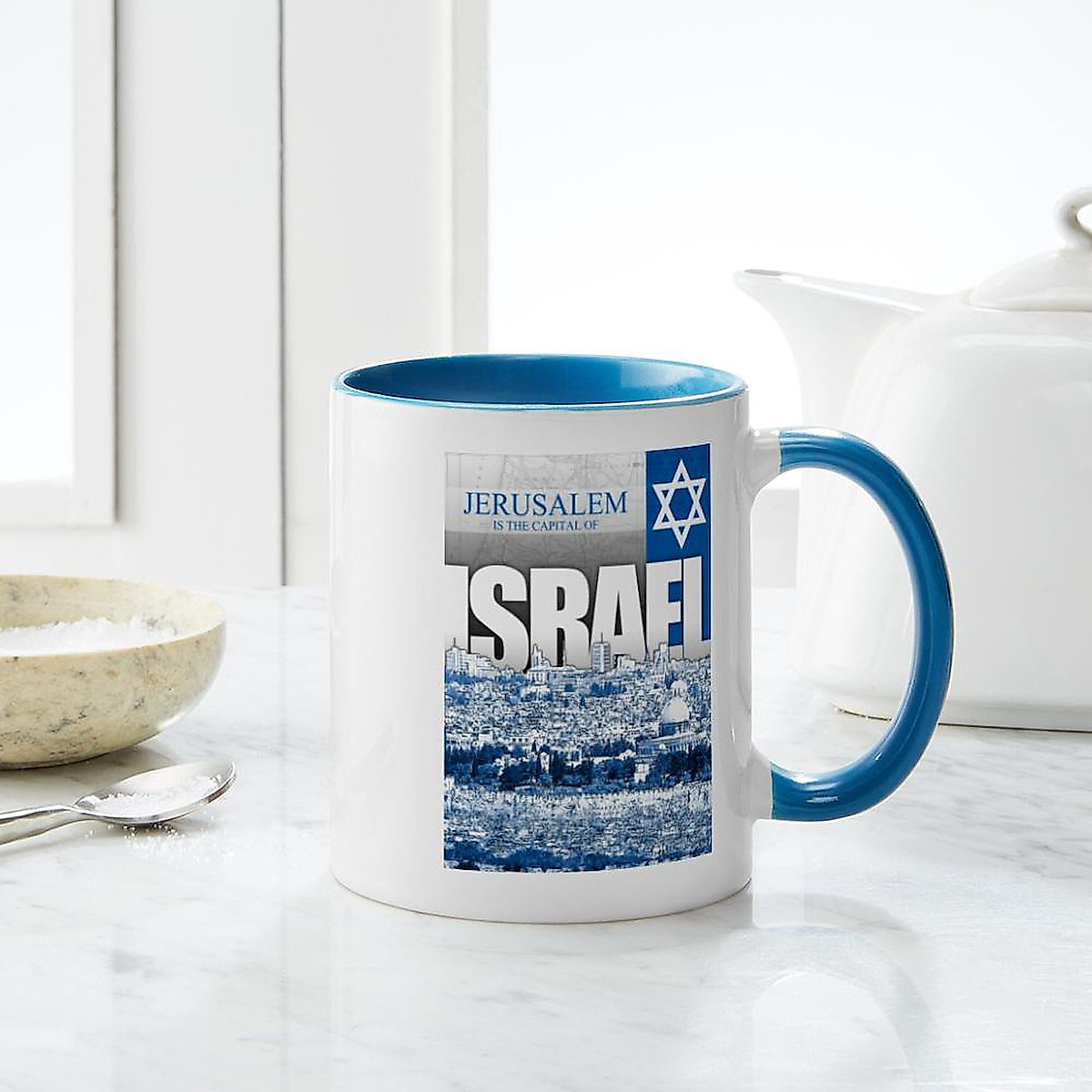 CafePress Jerusalem, Israel Mug Ceramic Coffee Mug, Tea Cup 11 oz