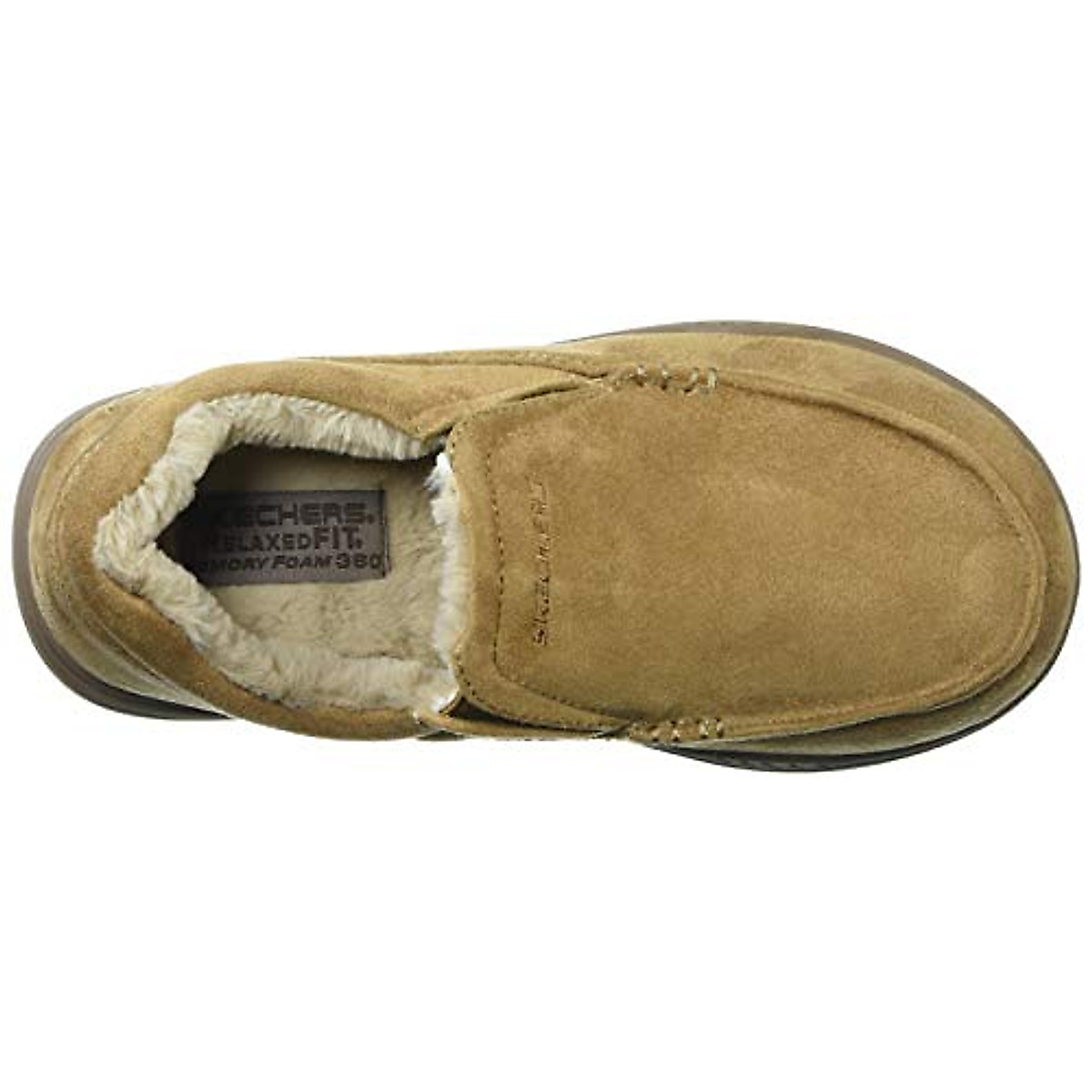 Skechers Men's 66445 Expected X Slipper, Tan, 11 Medium US