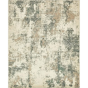 Unique Loom Tuareg Collection Vintage Distressed Traditional Area Rug, 8 x 10 ft, Beige/Green