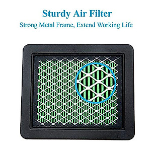 HEYZLASS GCV160 Air Filter + Pre Filter, Compatible with Honda Engine GC160 GC190 GCV190 GX100 17211-zl8-023, Replace Lawn Mower Flat OEM Air Cleaner