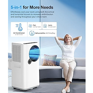 CACULE Utor-RKY20(R)-N4-3 Portable Air Conditioner, White