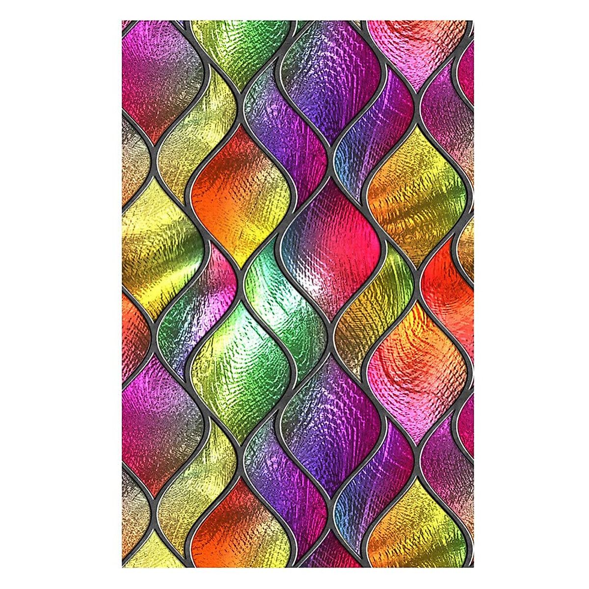 BESPORTBLE 1pc Cellophane Frosted Window Film for Glass Stained Glass Window Film Mirror Stickers 3D Privacy Window Sticker Static Window Decal Window Film Stained Glass Static Window Cling