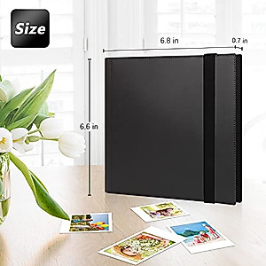 Polaroid Go Photo Album, Polaroid Albums 192 Pictures for Polaroid Go Instant Mini Camera, Photo Album for Polaroid Go Film and Polaroid Go Instant Mini Camera（Black）