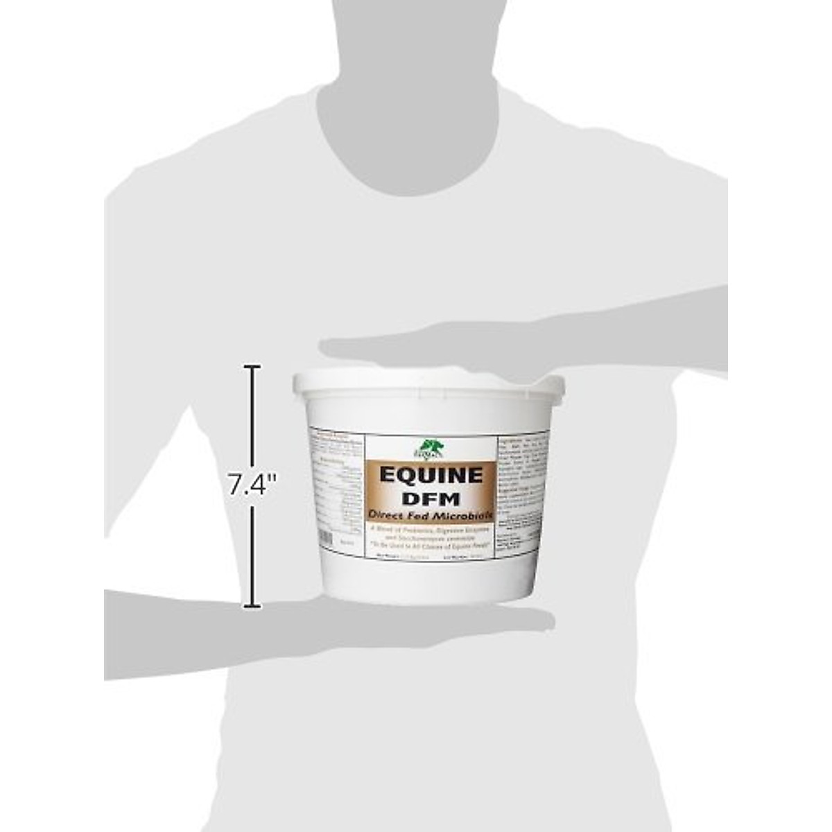 Nature's Farmacy Equine DFM (Direct Fed Microbial) Live Probiotics, Enzymes 50 Billion CFU Ounce