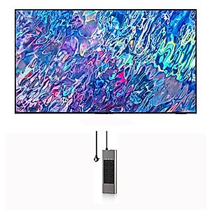 SAMSUNG QN85QN85BAFXZA 85" 4K Neo QLED UHD Smart TV in Titan Black with an Austere 7S-PS8-US1 VII-Series 8 Outlet Power w/Omniport USB (2022)