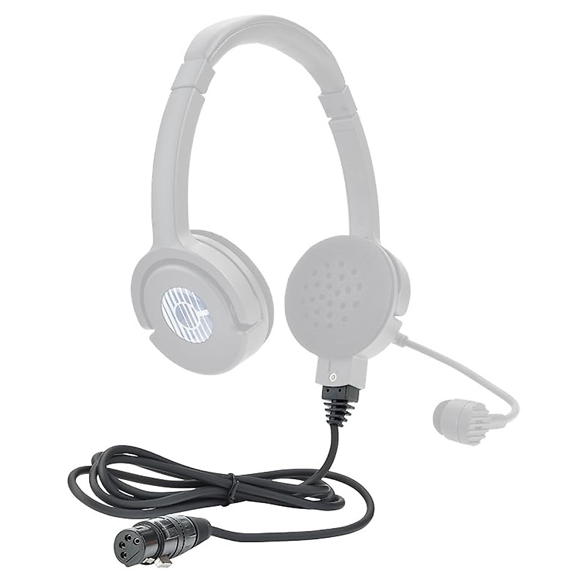 XLR Connector Headset Cable for Clear-Com CC-110-X4(5ft), Interchangeable Microphone Headphone Wire for Clear-Com CC-110 CC-300-X4 CC-220-X4 CC-400-X4 Headsets, 4 Pin XLR Female Adapter Cord(1 Pack)