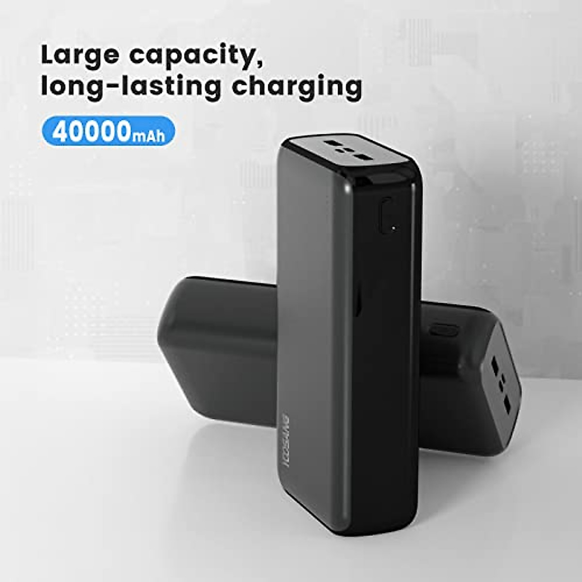YOOSANG 40000mAh Power Bank, 22.5W Portable Charger, 40000mAh Battery Pack with High-Speed PowerIQ Charging Technology and USB-C for iPhone, Samsung Galaxy, and More