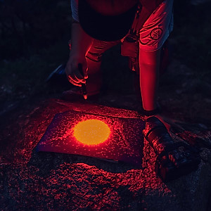 Weltool M6-RD Red LED Dark Adaptation Penlight for Pilots Viewing Navigation Maps, HGN Tests, SFST and ARIDE to DRE Evaluations，Pocket Pen Light with Clip for Doctors and Veterinarians