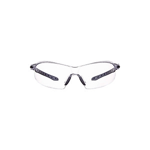 Allen Company Keen Shooting Safety Glasses - Eye Protection for Men and Women - Black and Gray - ANSI Z87.1+ and CE Rated - Clear Lenses / Yellow Lenses