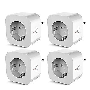 4PCS Elelight PE1004T Smart Sockets Remote Control Outlet with Timing Function,EU Plug
