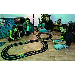 Scalextric Batman vs Joker 1:32 Spark Plug Slot Car Race Track Set C1415T, Black