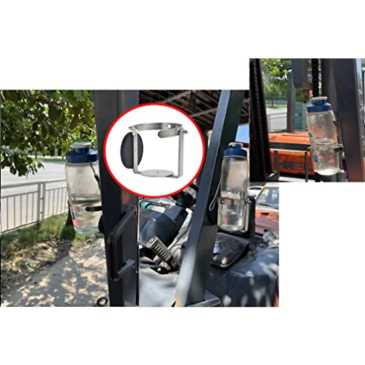 Universal Multidirectional Magnetic Cup Holder, Horizontal Mounting Magnetic Cup Holder, Side Mounted Magnetic Cup Holder, Suitable for Placing All Kinds of Cups on Tractor, Lawnmower and Forklift