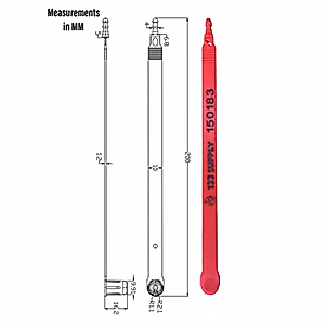 133 SUPPLY - 100 Red Plastic Truck Seals Red Trailer Seals - Freight Seals Load Seals Shipping Seals Security Seals Truck Seal Plastic Trailer Seal Shipping Container Seals Tamper Seals Security Tags
