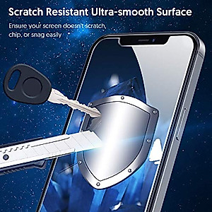 Fotbor for iPhone 12 Pro Max Privacy Screen Protector, Privacy Screen Protector for iPhone 12 Pro Max [2X Anti-Spy] Shatterproof 9H Tempered Glass Film for Apple iPhone 12 Pro Max 6.7" (2 PACK)