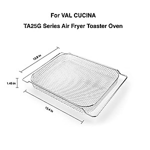 VAL CUCINA Air Fry Basket, Compatible with TA-25 Air Fryer Toaster Oven (Air Fryer Basket)