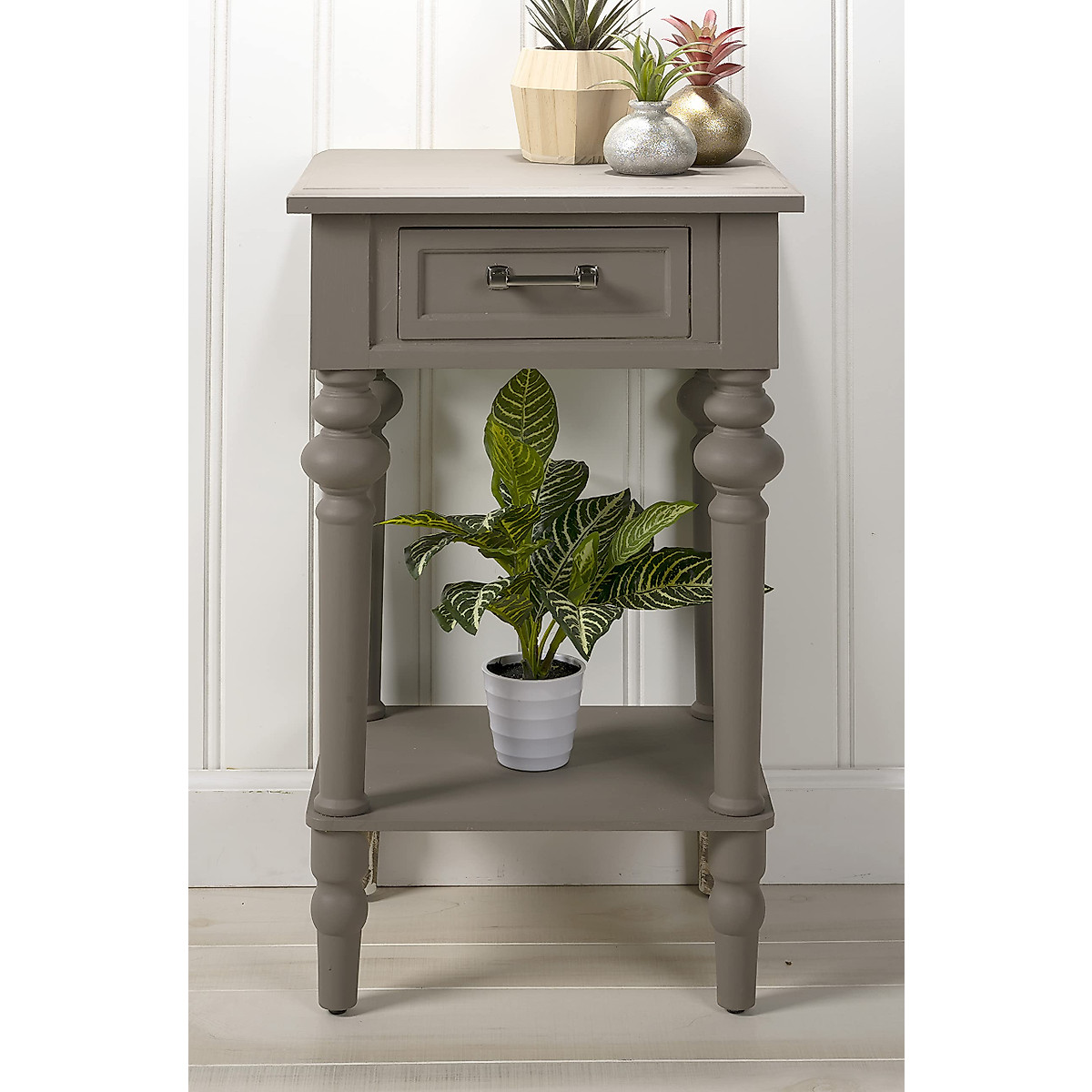 Plaid 50557E Flat Brush, (2-Piece), Gold Taklon