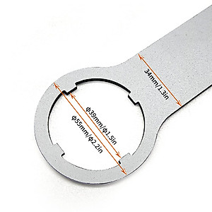 HUDAMZKY EBike Wrench for Mid Drive Motor, Installation Tool for BBS01 BBS02B BBSHD Electric Bike Conversion Kits, Bike Tool to Electric Bicycle