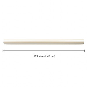 RUSPEPA Off White Matte Wrapping Paper - Solid Color Pearly - Lustre Paper, Off White Perfect for Wedding, Birthday, Christmas, Baby Shower -17 Inches X 32.8 Feet