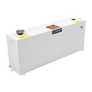 Lund 83750 50-Gallon Full-Mid Size Vertical Liquid Storage Tank, White