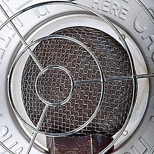 REMINGTON Portable Tank Top Propane Heater, Silver/Black