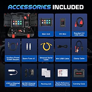Autel MaxiCOM MK908 II w/ $60 MV108S, AutoScan 2.0, 2024 Upgraded of MK908/ MaxiSys MS908S MS906 PRO MS906BT, Advanced ECU Coding Adaption, Active Test, 36+ Services, Support BT506 MV108S FCA AutoAuth