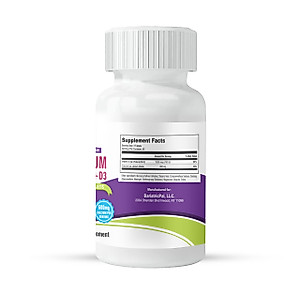 BariatricPal Easy Swallow Calcium Citrate (600mg) and D3 Coated Tablets (30-Day Supply)