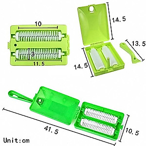 Gracefulvara Roller Handheld Carpet Table Sweeper Crumb Dirt Fur Brush Cleaner 1PC(Random Color)