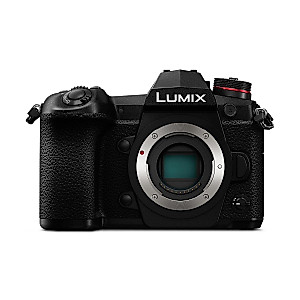 Panasonic Lumix G9 Mirrorless Camera, Black - Bundle with 32GB SDHC U3 Card, Spare Battery, Camera Case, Cleaning Kit, Memory Wallet, Card Reader, Mac Software Package