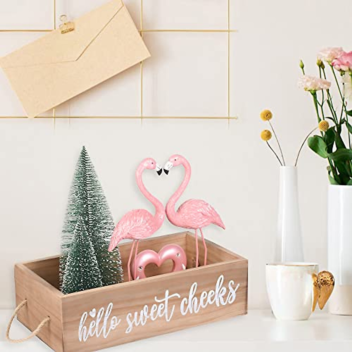 Bathroom Decor Box-2 Sides Printed Toilet Paper Holder,2 Pack， Exquisite Craft Bathroom Storage Organizer,Interesting Bathroom Decoration Cute Bathroom Decoration