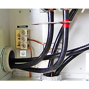 Ground Symbol Sticker 1" x 1" Double Glue Decal Screen Printed in a roll of 100 (Yellow)