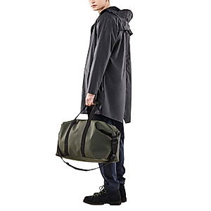 RAINS Men's Weekend Bag, Green, One Size