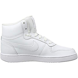 NIKE Women's Low-Top Basketball Shoes, White White White 100, 11