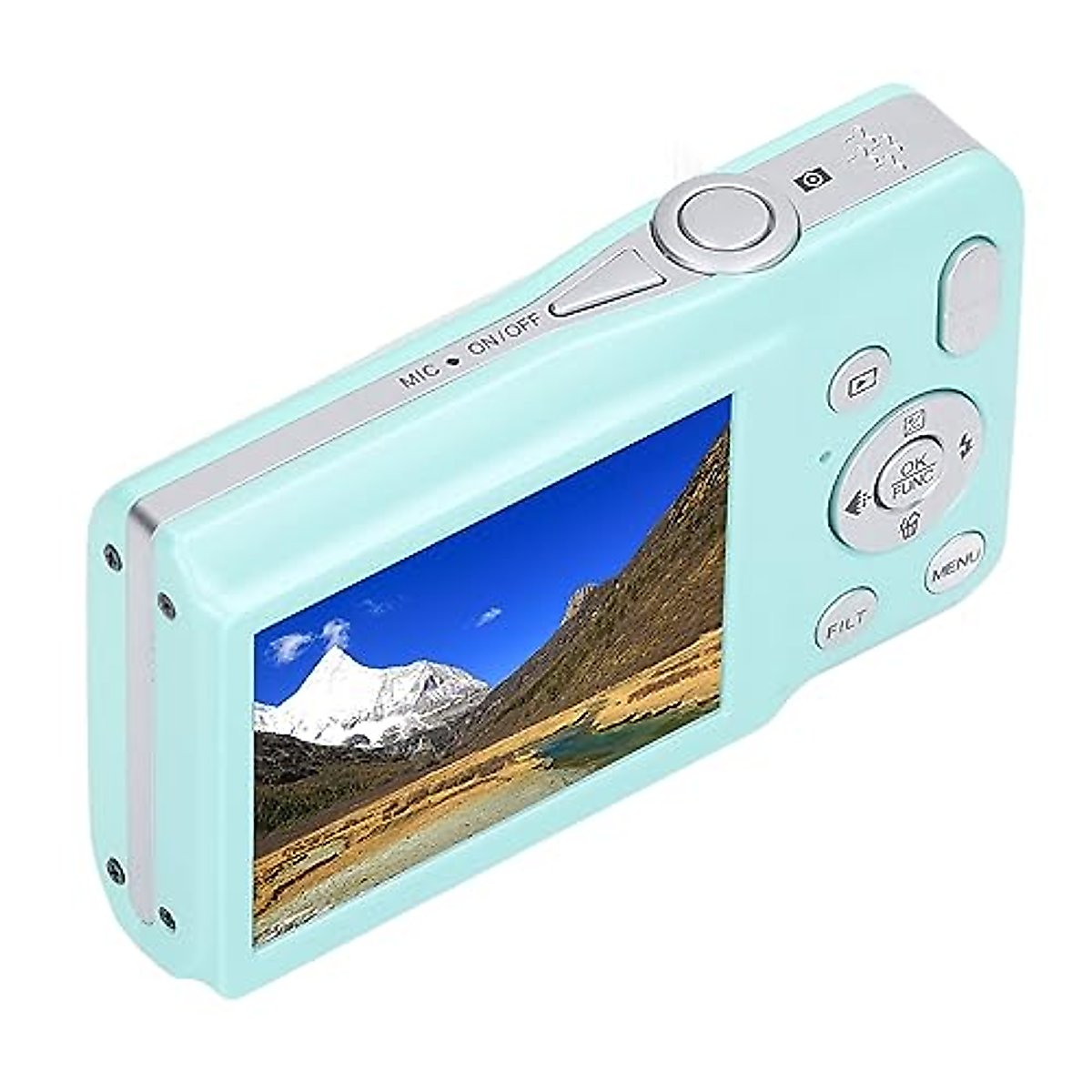 Digital Camera, FHD 8K 68MP Vlogging Camera with 2.7 inch HD Screen, 16X Digital Zoom, Portable Video Camera for Travel, Compact Point and Shoot Camera for Student, Beginner