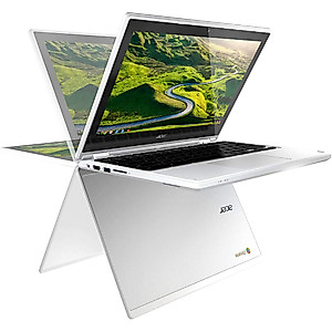 Acer - R 11 2-in-1 11.6" Touch-Screen Chromebook - CB5-132T-C9KK - Intel Quad-Core Celeron N3160 - 4GB Memory - 32GB eMMC Flash Memory - White
