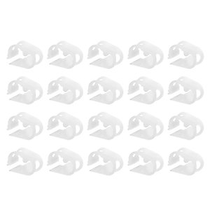 uxcell Plastic Tubing Clamps, 20pcs 1/8"-1/4" Tube OD Adjustable Tube Clamp Laboratory Pinch Valve Flow Control Hose Clamp