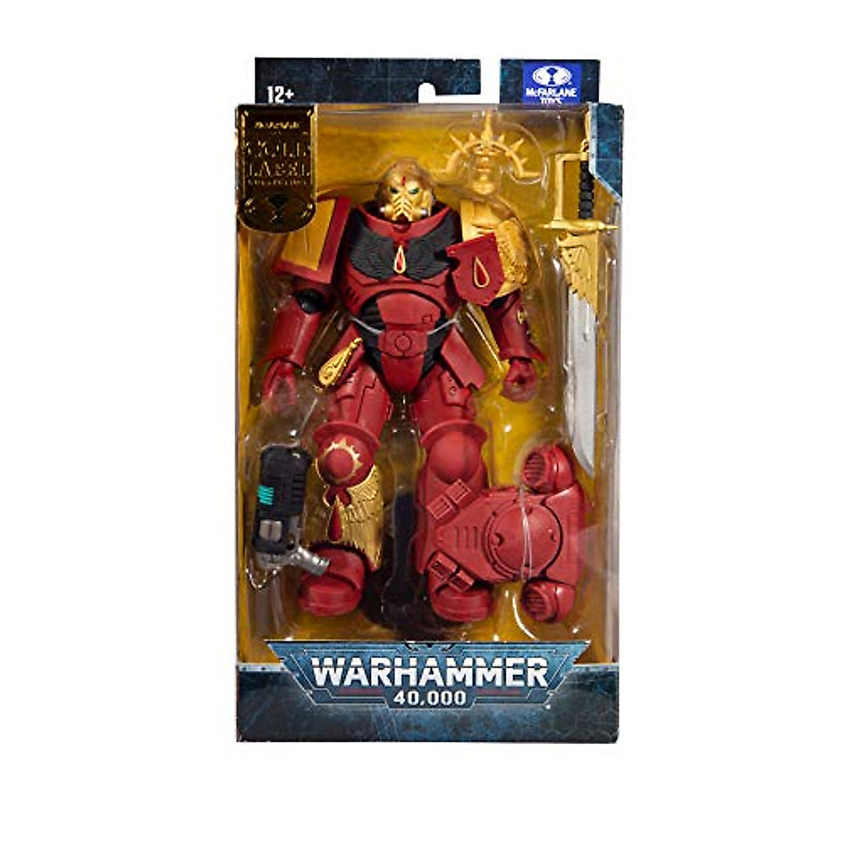 McFarlane Blood Angels Primaris Lieutenant Warhammer 40K Gold Label Toys Action Figure