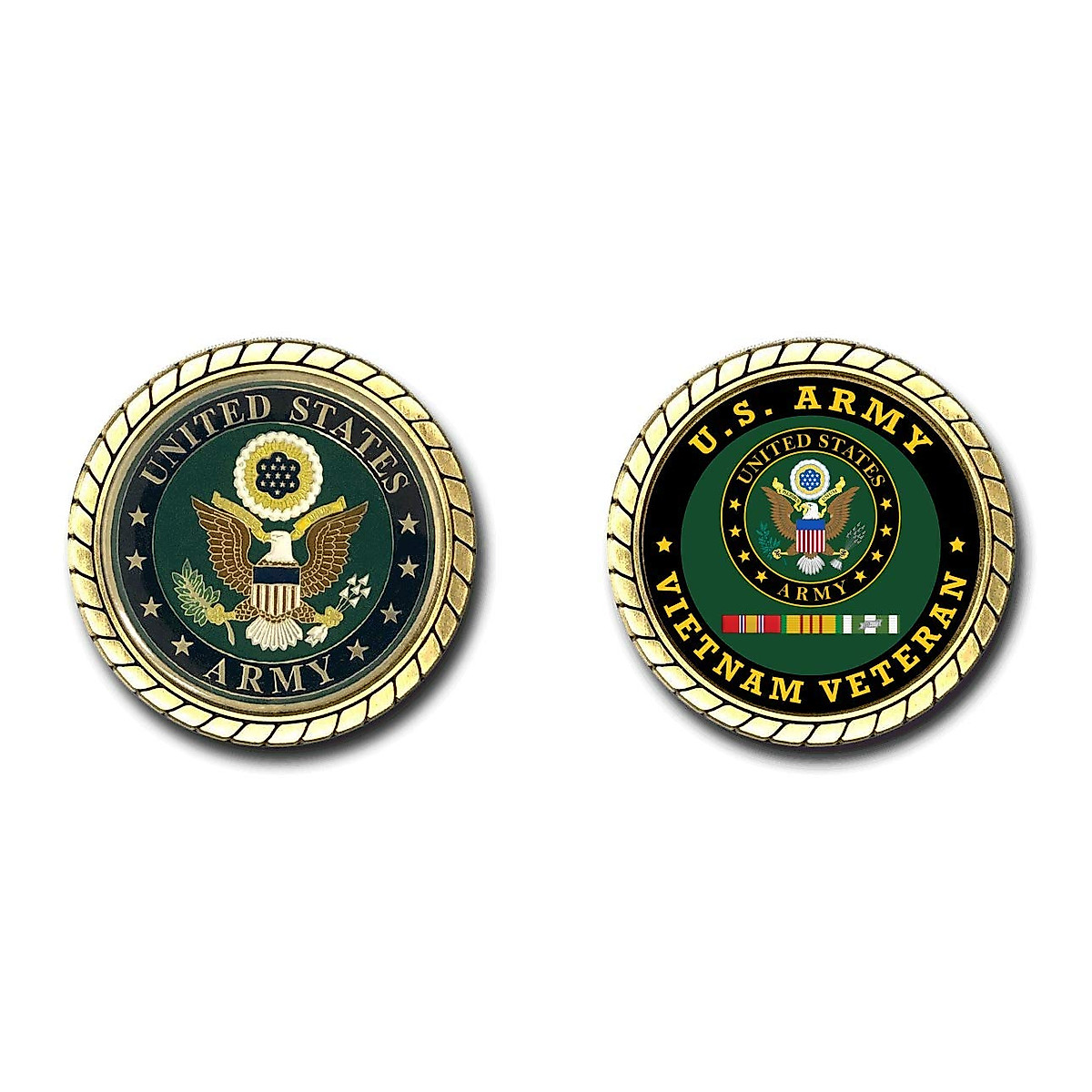 US Army Vietnam Veteran Challenge Coin - Officially Licensed