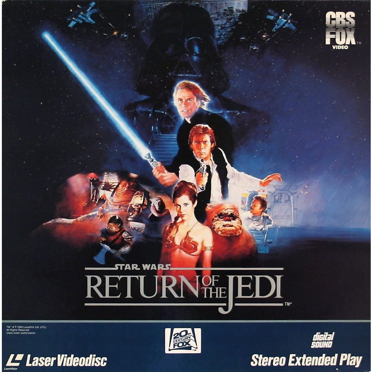 Star Wars Return of the Jedi, Laserdisc