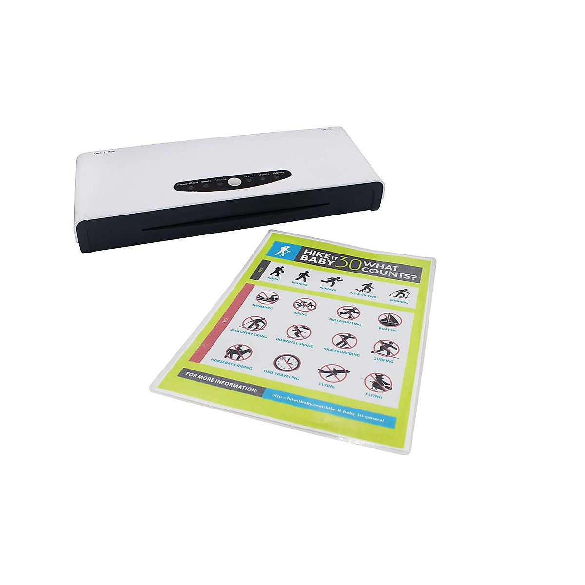 Optiazure Thermal Laminating Pouches 9"x11.5" Inches, 3mil 200Pack, Laminated Paper, Clear, Letter Size