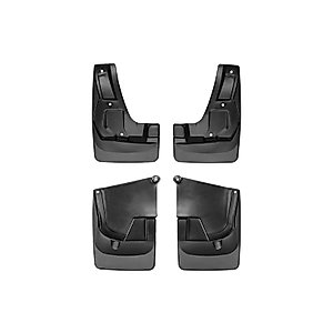 WeatherTech Custom No Drill Splash Guard MudFlaps for Toyota RAV4 - Front & Rear Set (110057-120057), Black